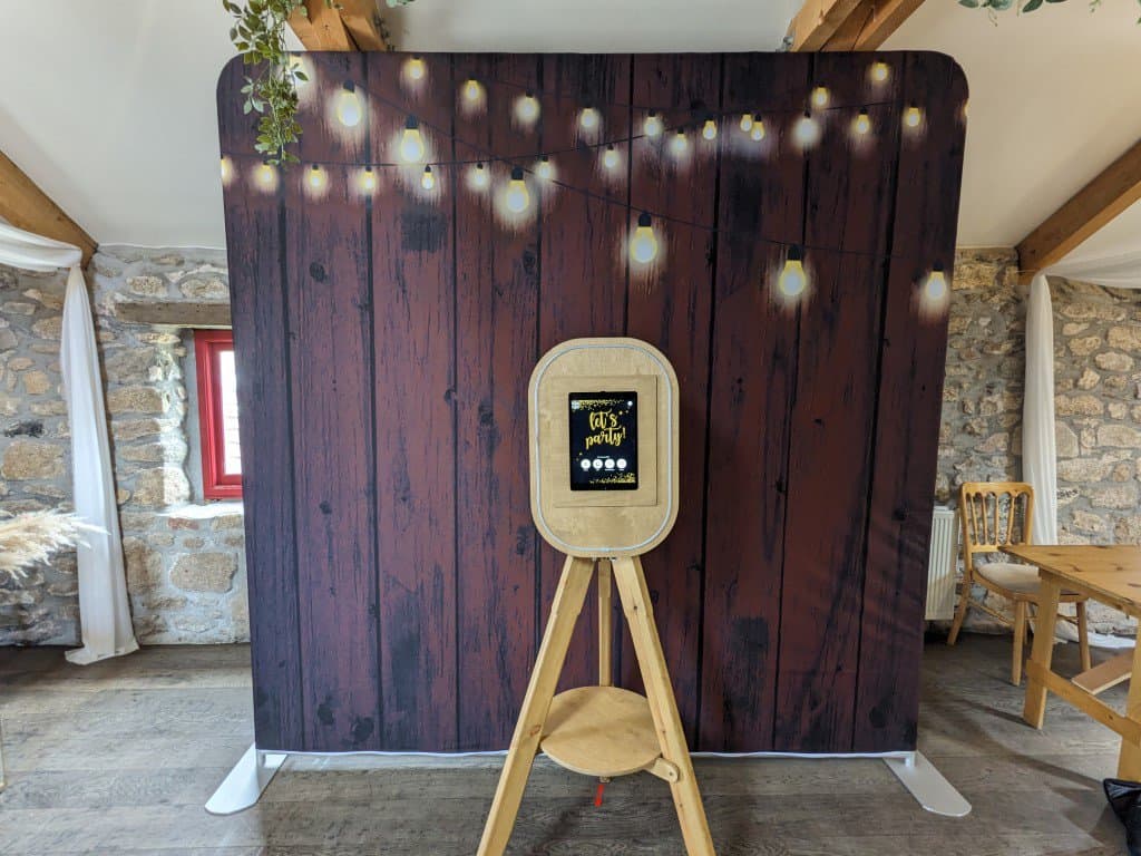 Knightor Winery Wedding Open Day Photo Booth Cornwall