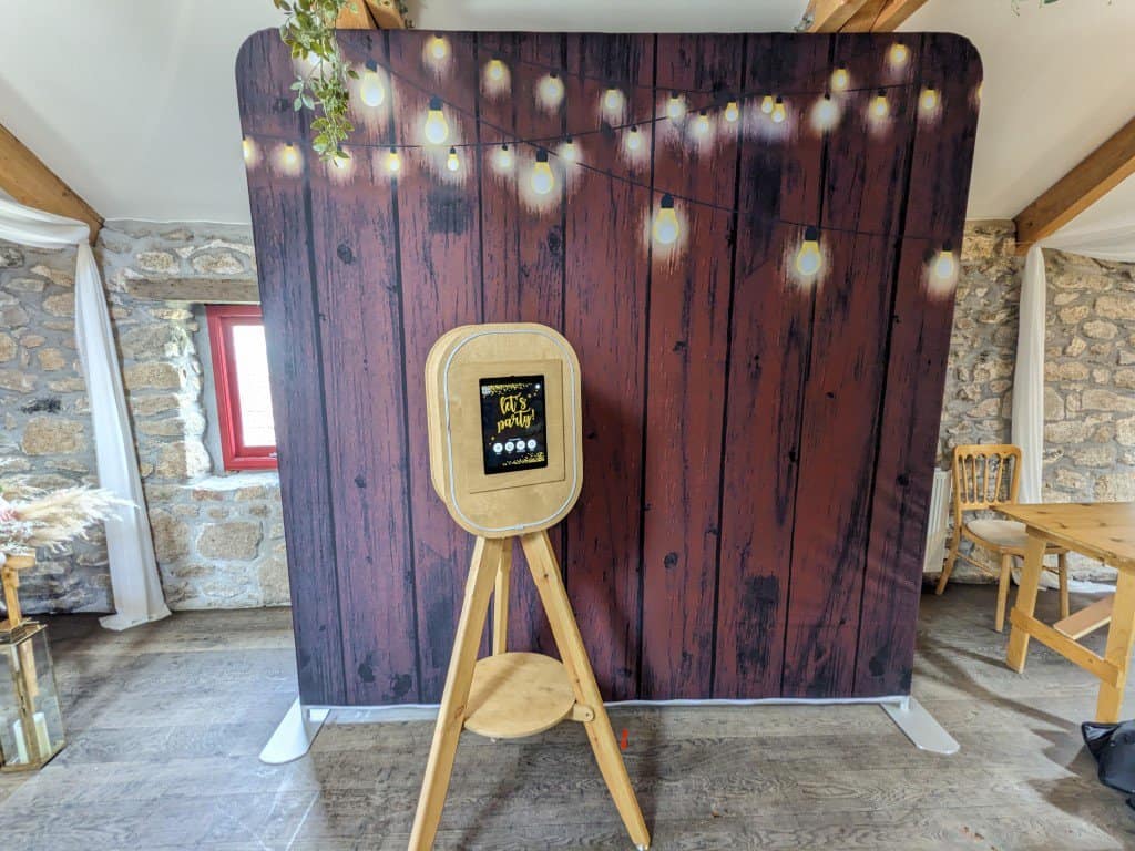 Knightor Winery Wedding Open Day Photo Booth Cornwall