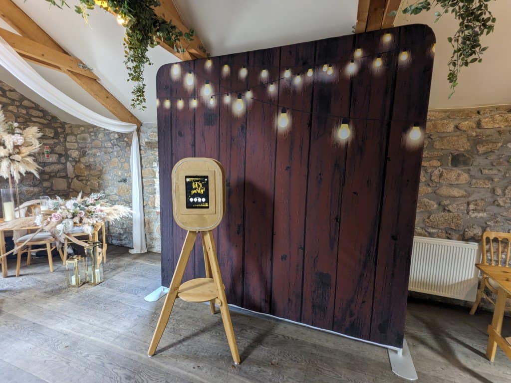 Knightor Winery Wedding Open Day Photo Booth Cornwall